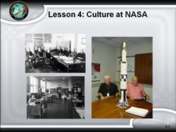 Culture at NASA, Lessons Learned Part 1