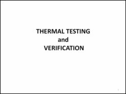 Thermal Testing and Verification, Part 1 - Fundamentals of Thermal Testing